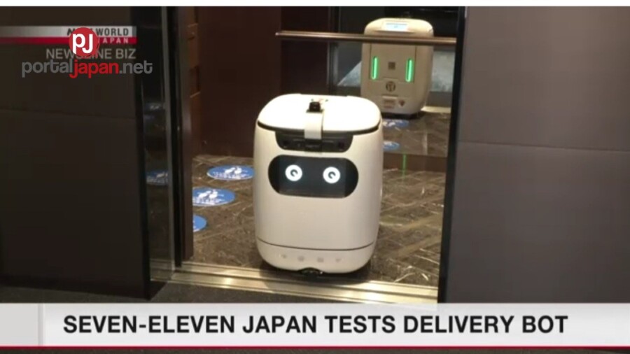 Sinubukan ng Japan 7-11 ang kanilang robot delivery - Portal Japan