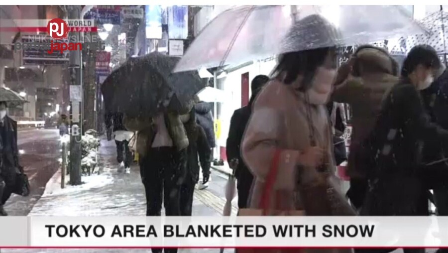 Tokyo, nakaranas ng pag-ulan ng niyebe sa first season - Portal Japan