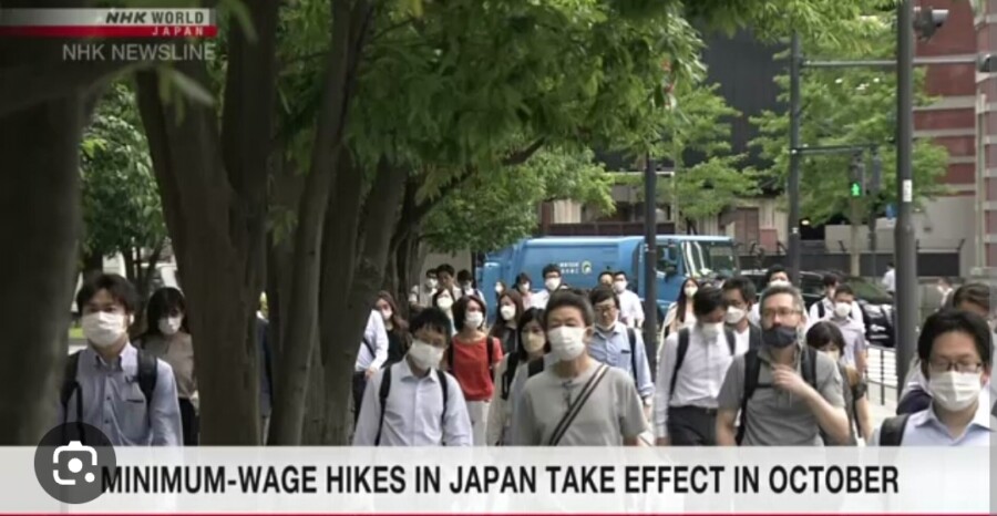 Minimum wages tataas sa Japan mula October - Portal Japan