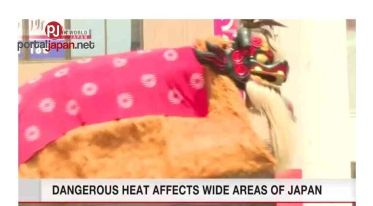 Ang mapanganib na init ay nakakaapekto sa malawak na lugar ng Japan ...